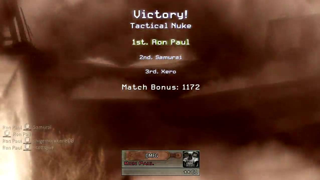 Modern Warfare 2 - Tactical Nuke - Rust FFA - YouTube