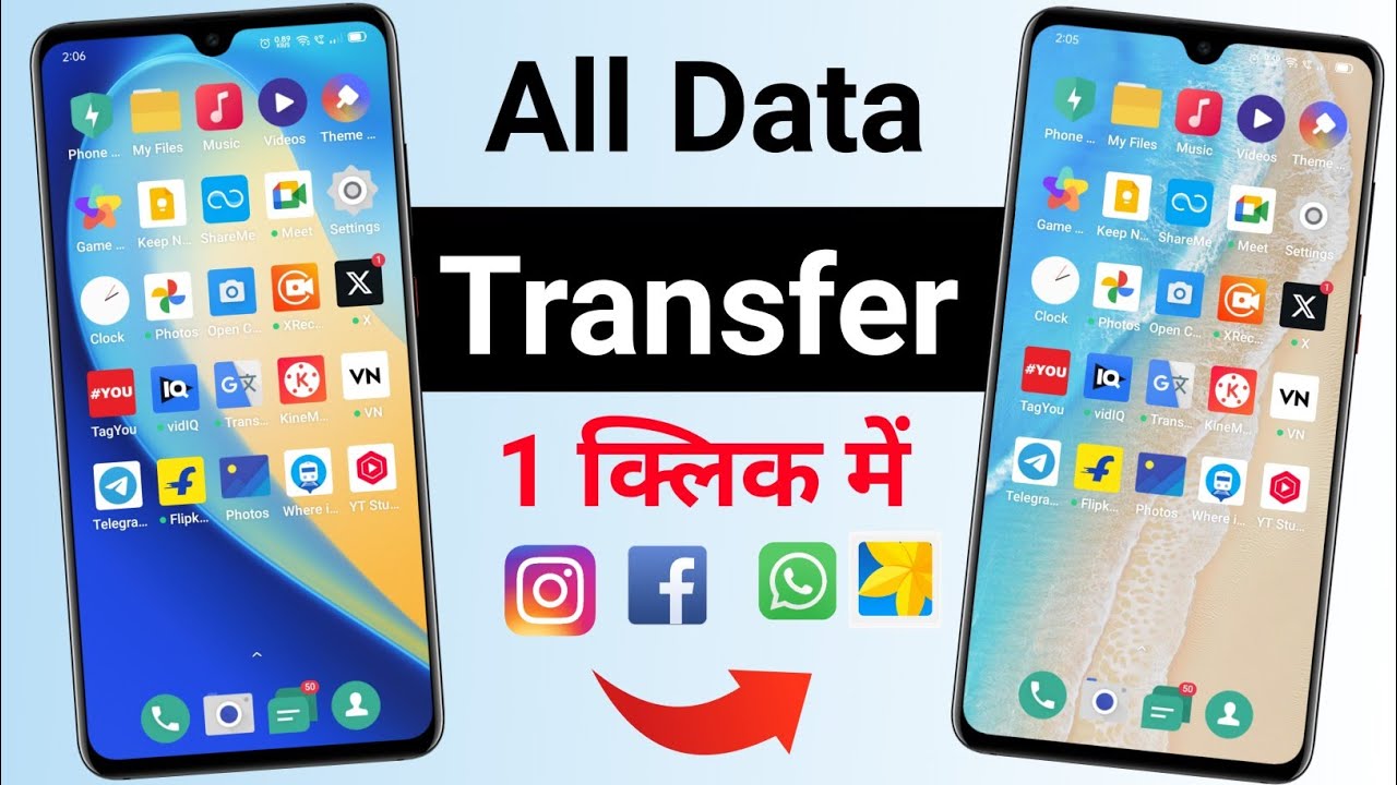Purane Phone Se New Phone Me Data Transfer Kaise Kare | Old Phone Se New Phone Me Data Transfer ...