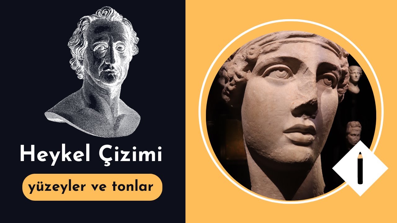 Heykel Çizimi : Yüzeyler ve Tonlar - YouTube