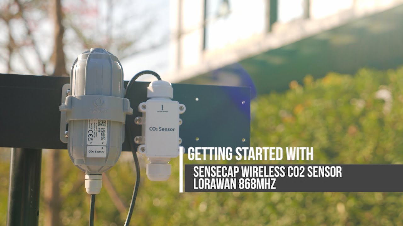 How to Install LoRaWAN Wireless CO2 Sensor - YouTube