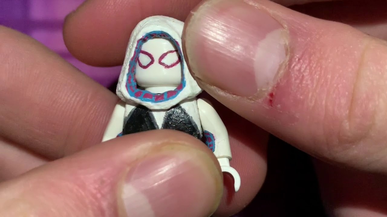Custom Lego Spider-Gwen Minifigure - YouTube