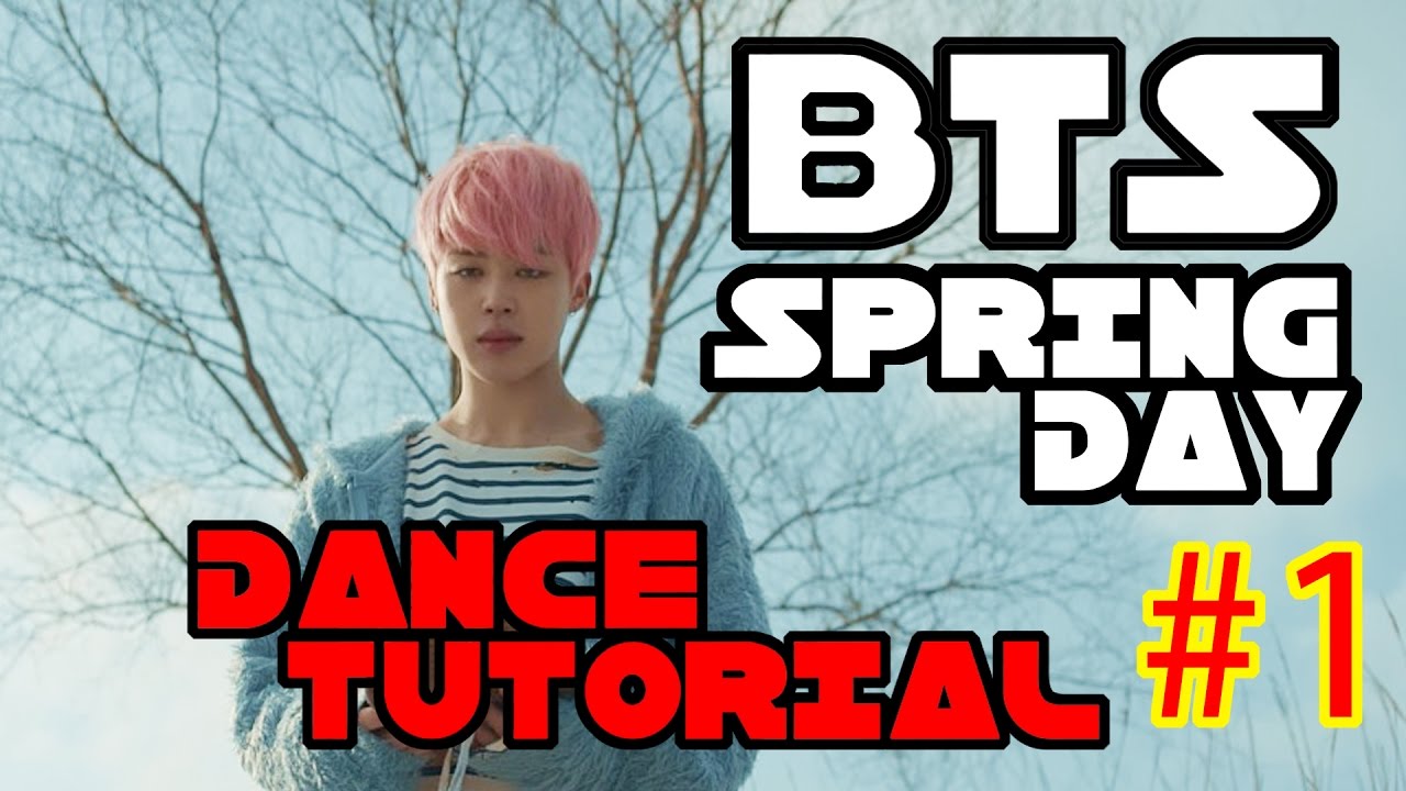 BTS Spring Day DANCE TUTORIAL MIRRORED PART 1 Step By Step | TAMA CHANN - YouTube