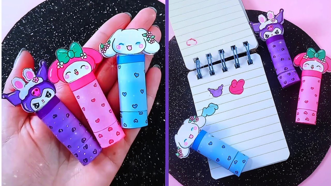 DIY stamps| cute diy stationary| how to make cute stamps| how to make ...