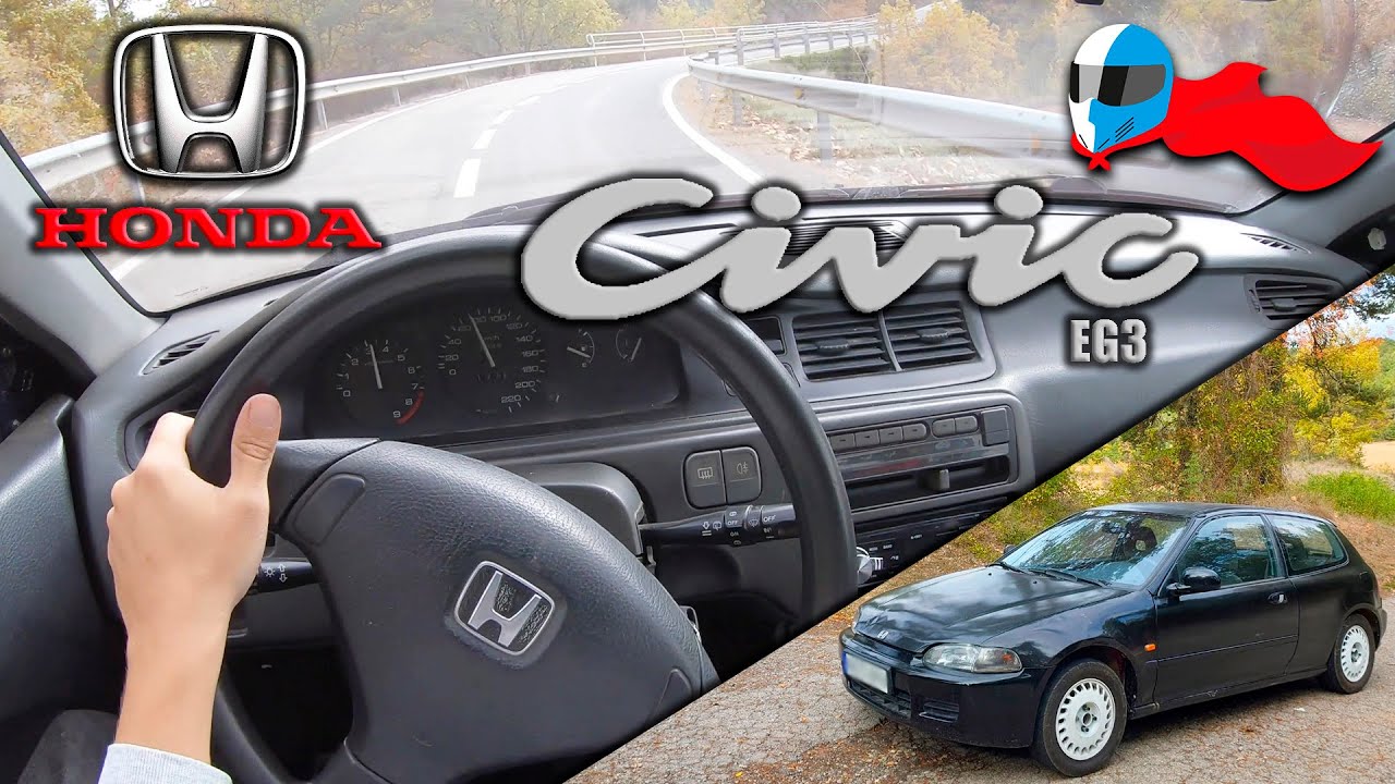 1992 Honda Civic EG3 1.3 16v (55kW) POV 4K [Test Drive Hero] #46 ...
