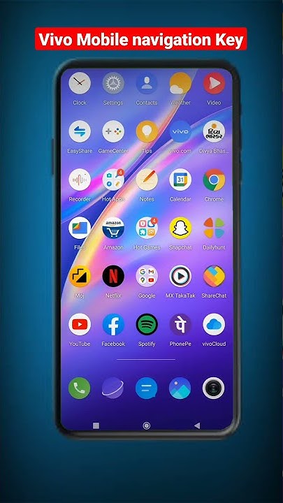 VIVO MOBILE NAVIGATION KEY SETTING |navigation bar kaise use kare| navigation bar settings ...