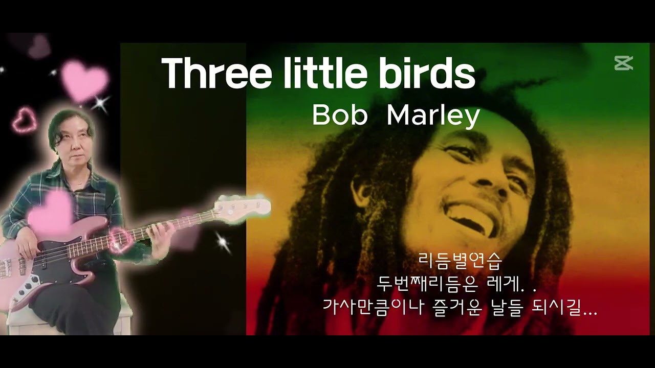 취미베이스/Three little birds( Bob Marley & The Wailers) BASS COVER#reggae # ...