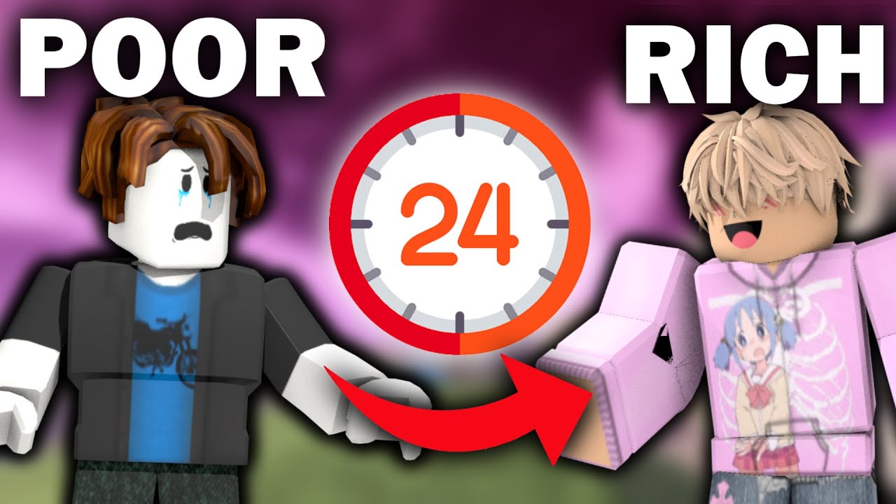 I SPENT 24 HOURS TO GET ____ ROBUX!!! [ROBLOX] - YouTube