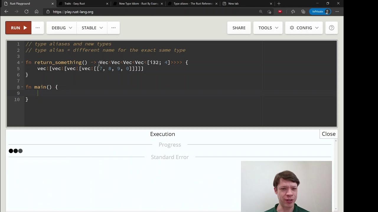 Easy Rust 071: Type aliases and new types - YouTube