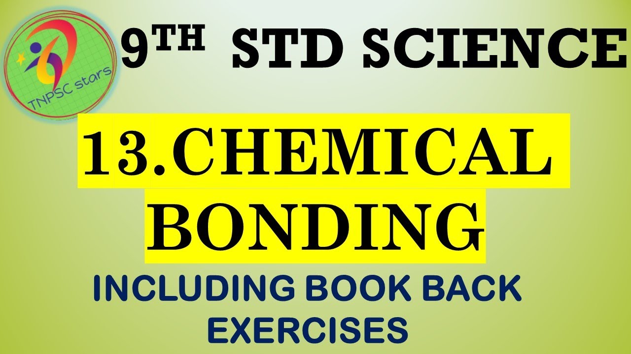 Chemical Bonding 9th Std Science Book Back Exercises Unit 13 chemical-bonding-9th-std-science-book-back-exercises-unit-13