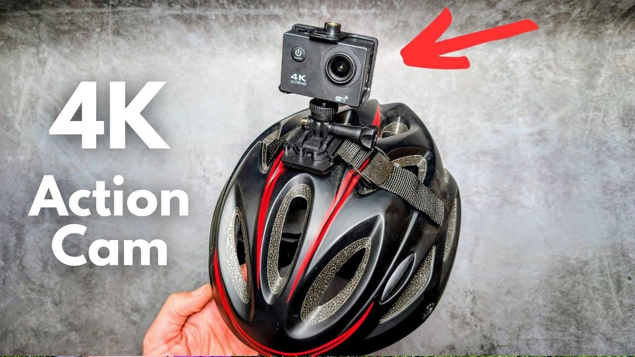 How to Mount 4K Action Camera on HELMET - Ultra HD DV Sports Action Cam ...