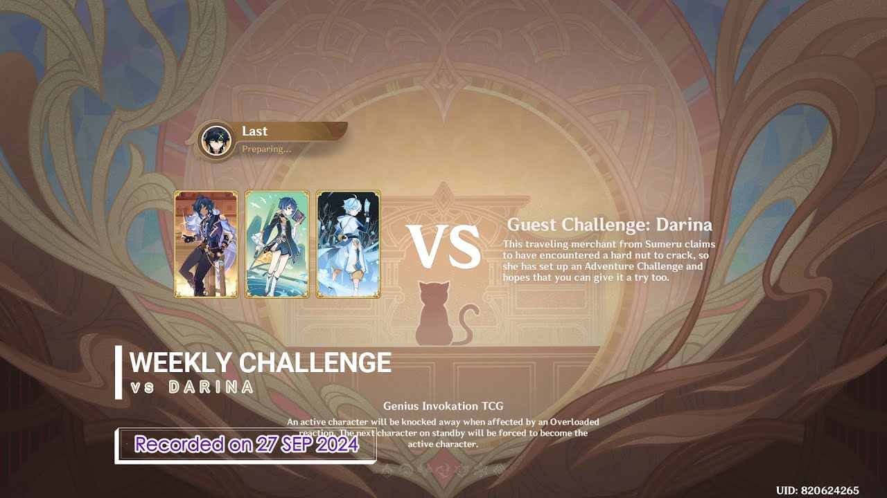 Classic Freeze Kaeya | Genius Invokation TCG - Genshin Impact - YouTube