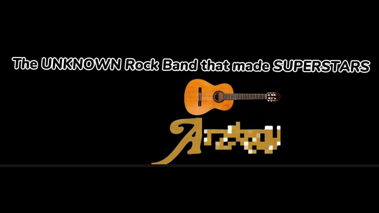 The UNKNOWN Rock Band that made SUPERSTARS - YouTube