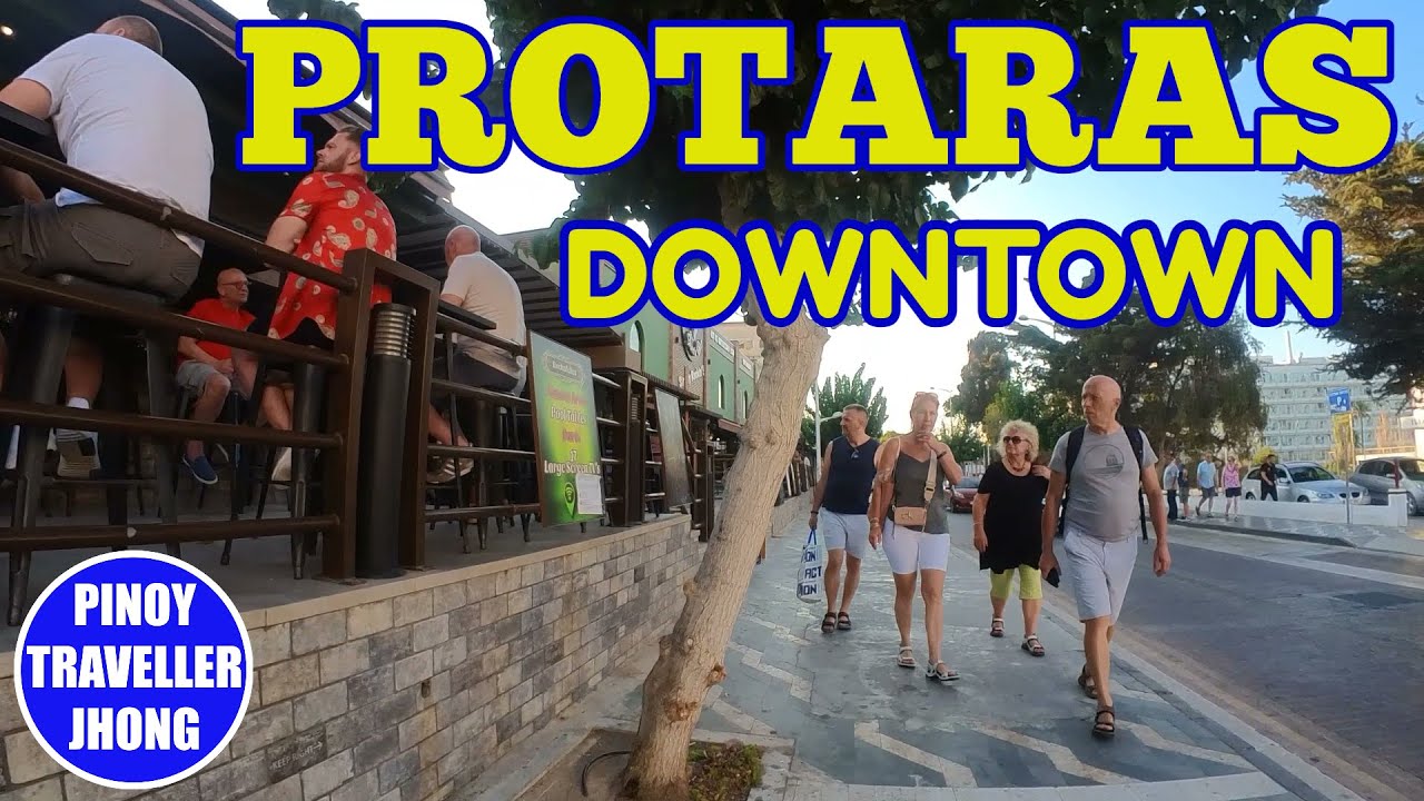 Protaras Downtown Walk tour || Cyprus - YouTube