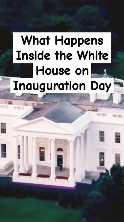 What Happens Inside the White House on Inauguration Day #history # ...
