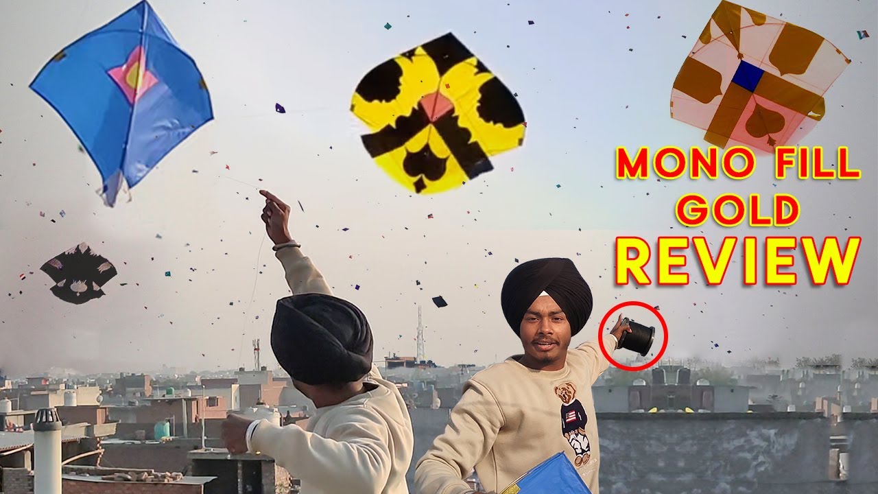 Best Manjha to Cut Other Kite MONO FILL GOLD | Mono Fill Gold Gattu ...