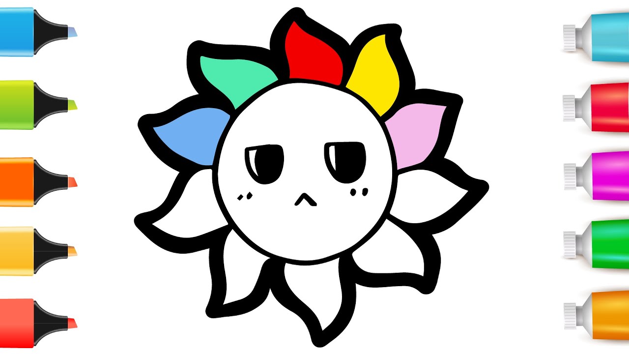 How to Draw a Sun in just minutes | Easy Step by Step - YouTube