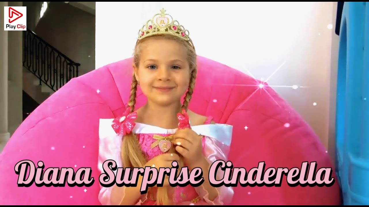 Diana and Roma Surprise for Cinderella Princess | Diana and Roma New ...