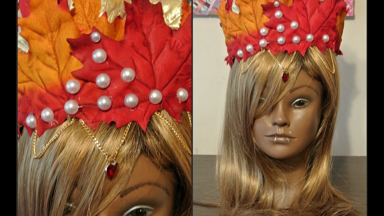 DIY with Kimi: Fall Goddess Crown - YouTube