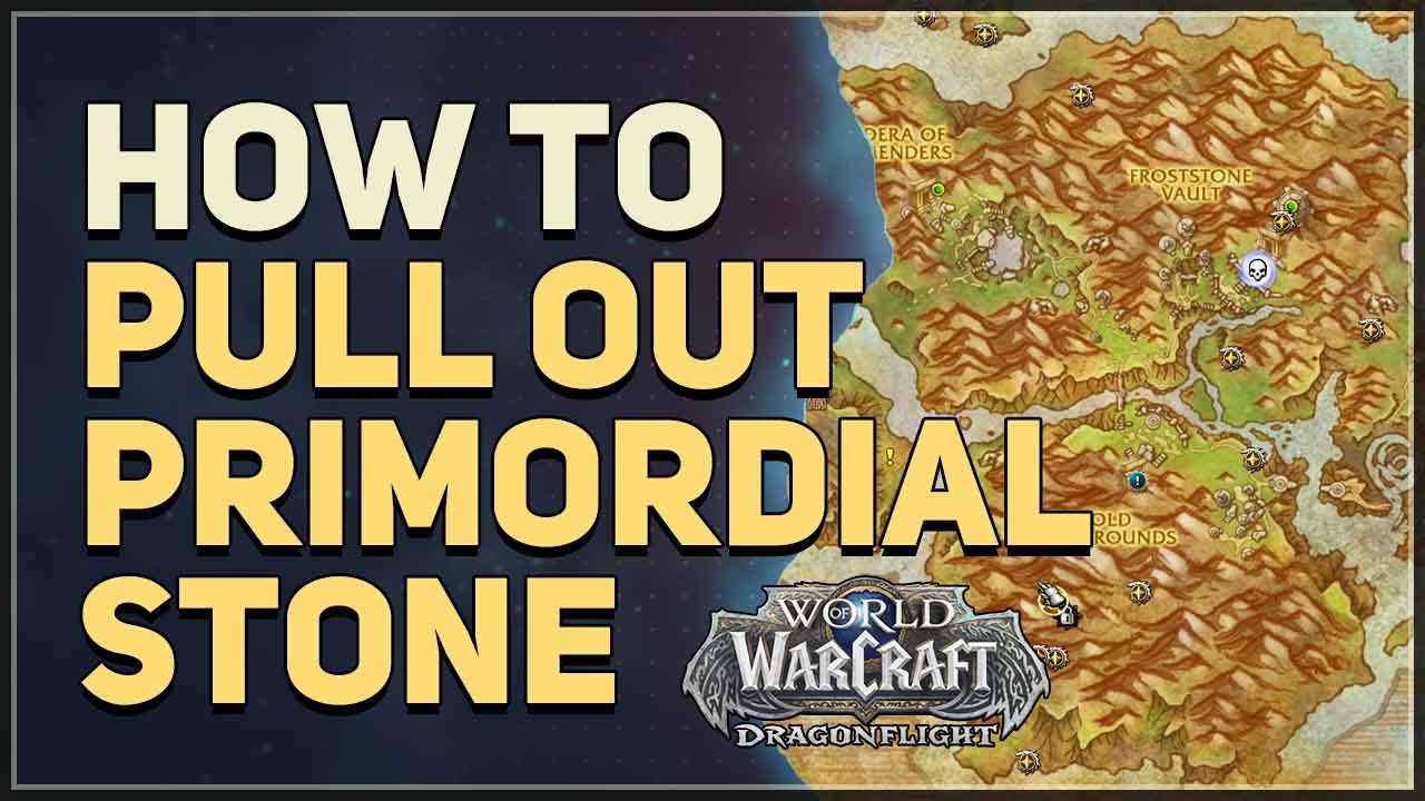 How to Pull Out Primordial Socket Stone WoW - YouTube