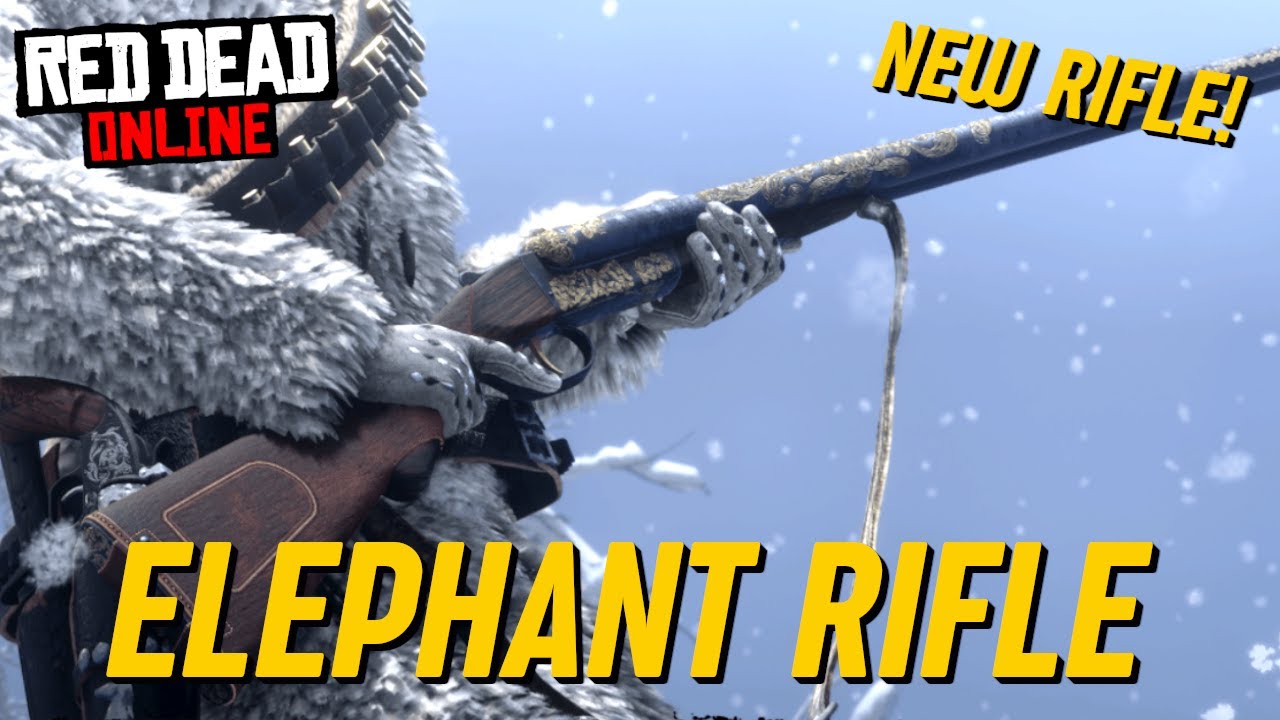 ELEPHANT RIFLE: NEW WEAPON ADDED! (Buyers Beware!) RDR2 - YouTube