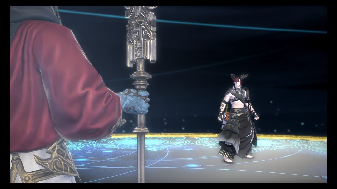 FFXIV - 4.56 "Enigmatic Figure" / Crystal Exarch in Japanese - YouTube