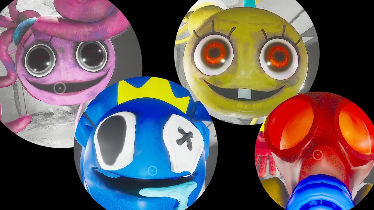 BABY vs MOMMY vs BLUE vs PLAYER《poppy playtime2》BUGS MODS 波比的遊戲時間第二章 ...