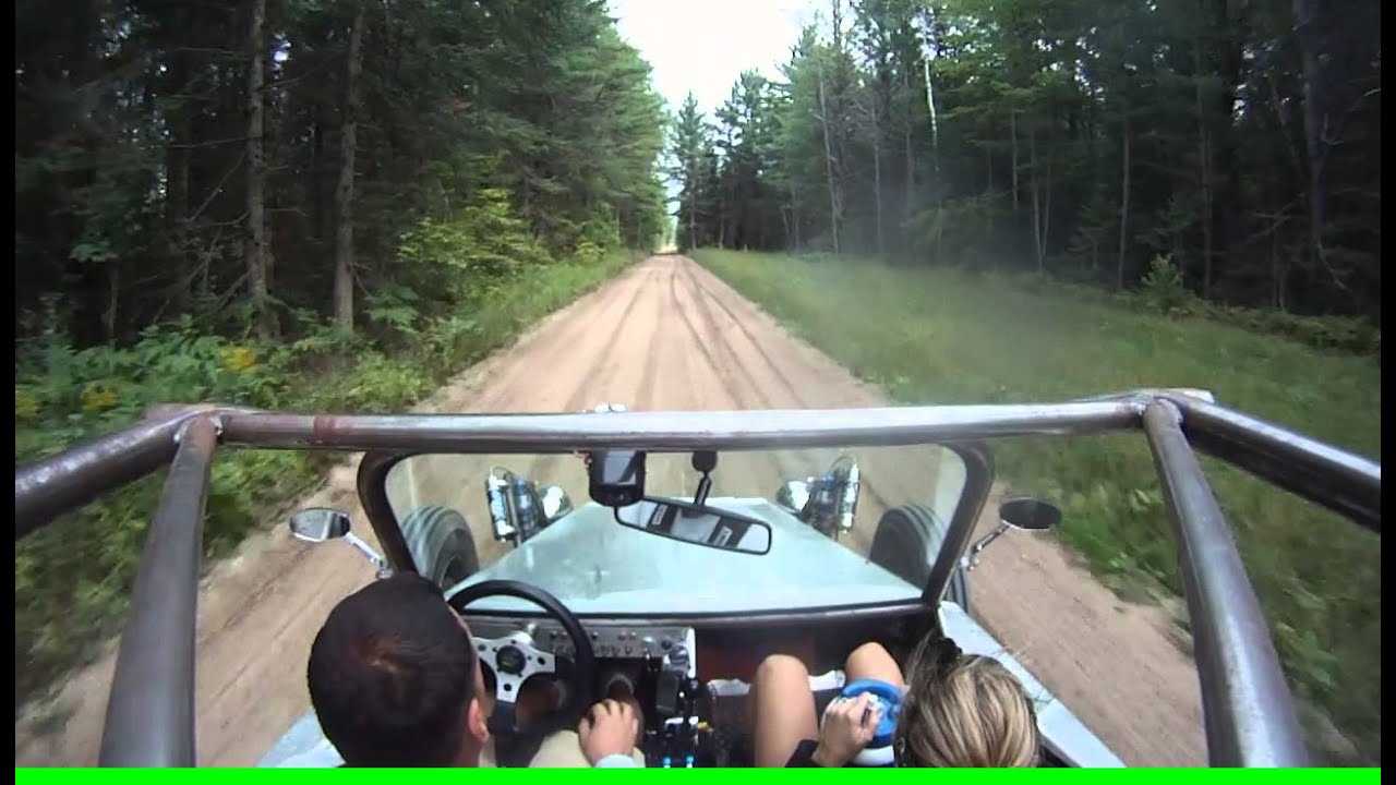 Woods Buggy - Off road Ecotec 2.4 supercharged RR track run - YouTube