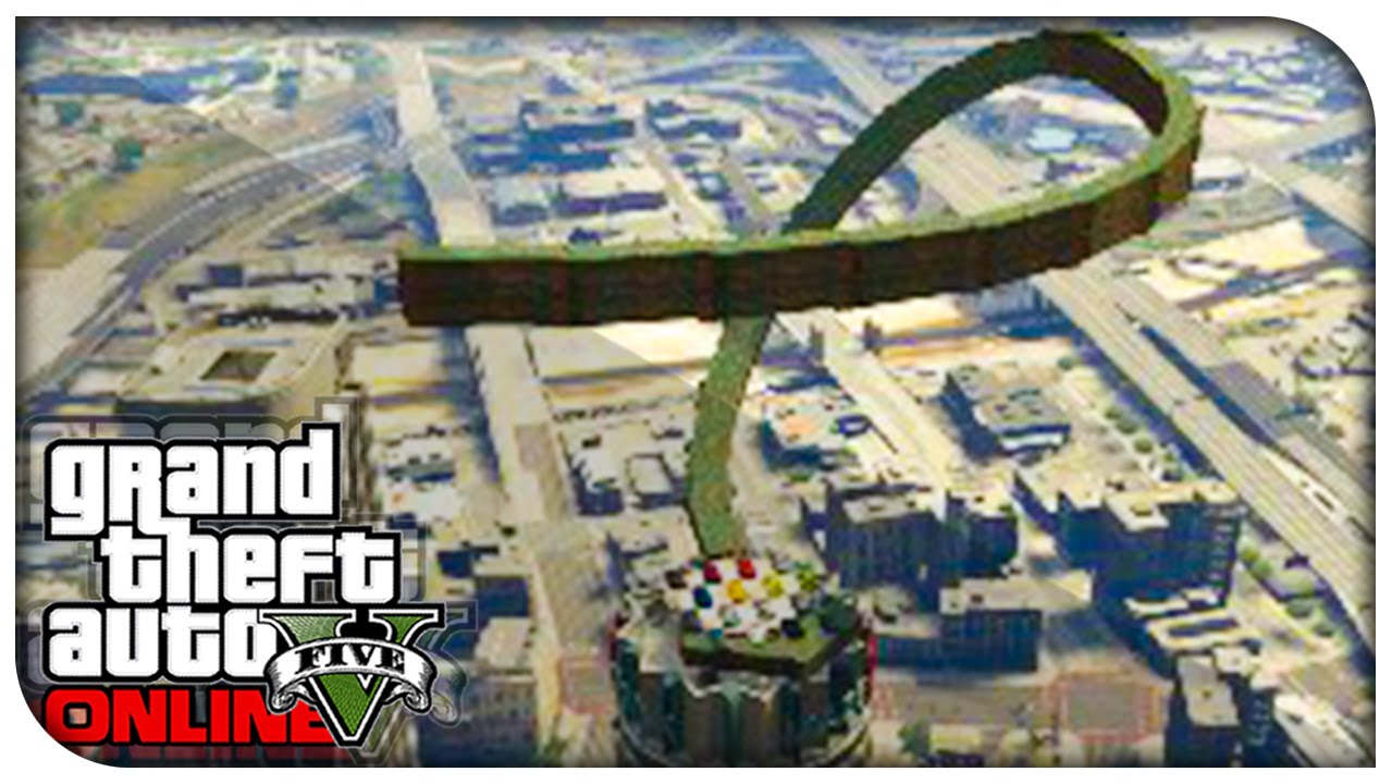 GTA 5 Fun Races - HUGE MAZE BANK WALL RIDE RAMP! [GTA V Online Funny ...