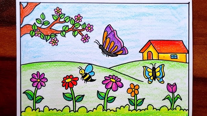 Spring Season Drawings Children