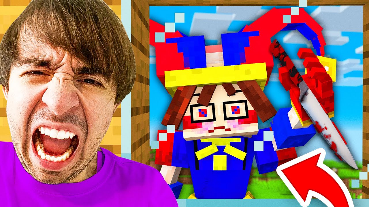 Trolling As POMNI In Minecraft! (Amazing Digital Circus) - YouTube