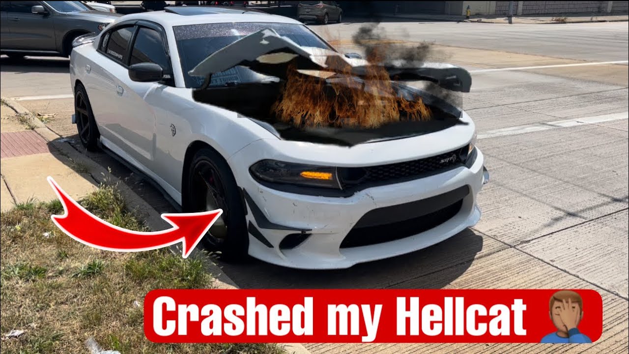 I Crashed My Hellcat 🤦🏽‍♂️ Is The Hellcat TOTALLED??? (Last Video ...