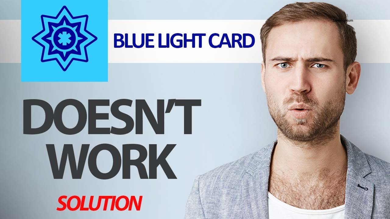 How To Fix Blue Light Card App Doesn't Work | Step By Step - YouTube
