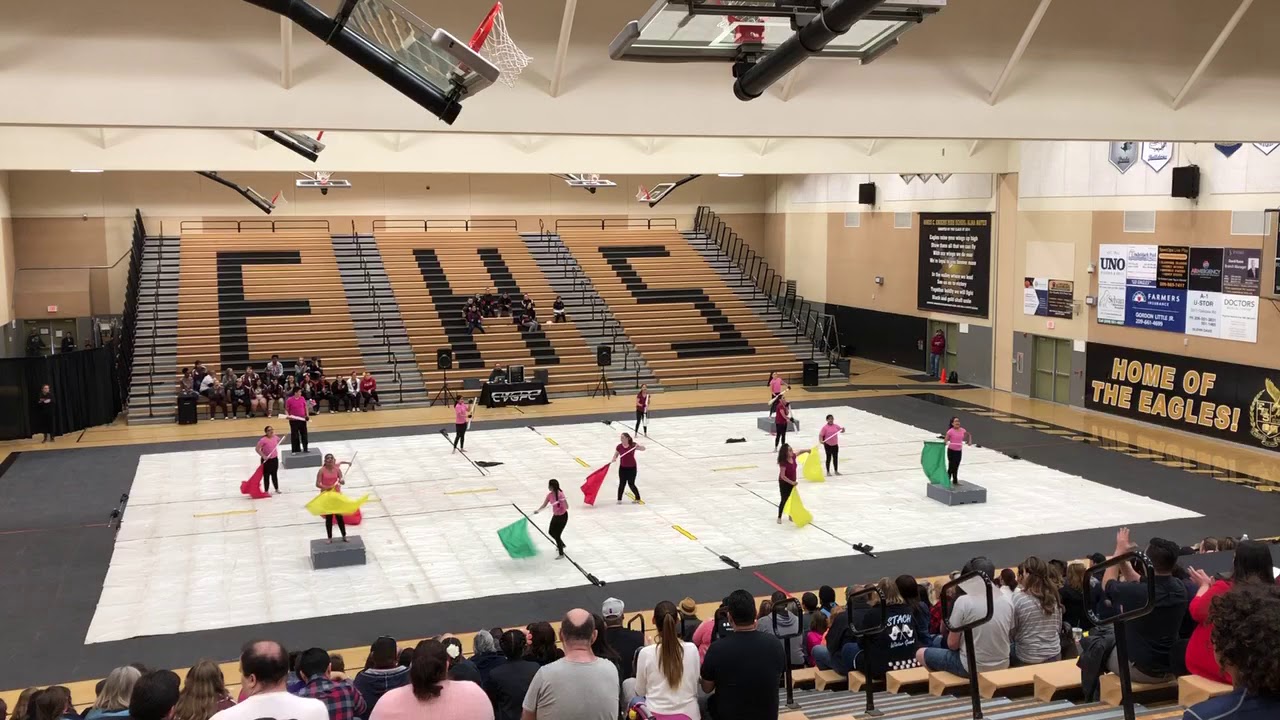 Cardozo Middle School color guard - YouTube