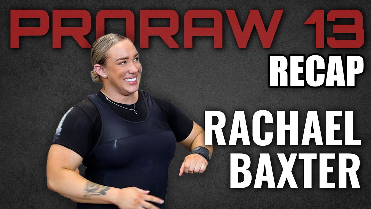 RACHAEL BAXTER | ProRaw 13 - Recap - YouTube