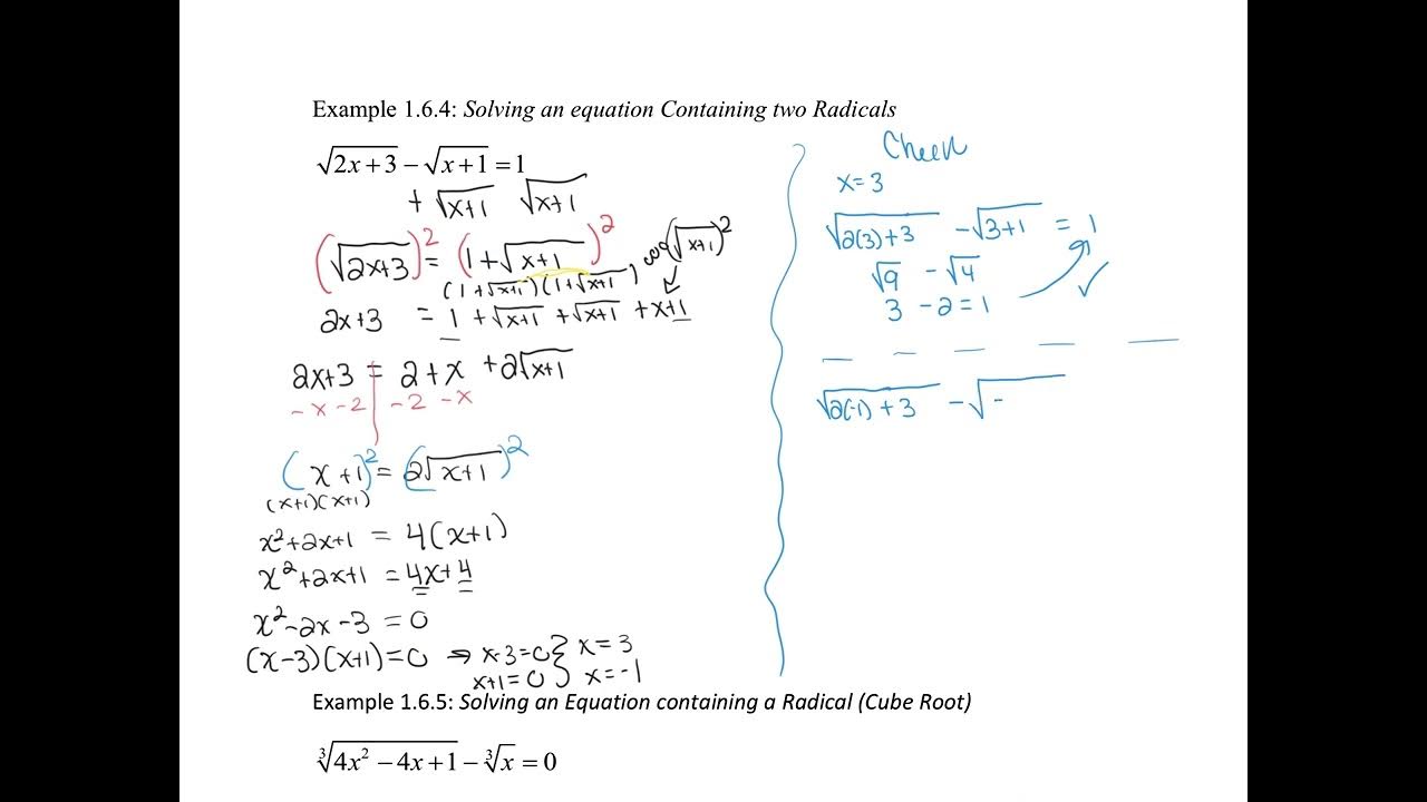 College Algebra 1.6 Notes Part 2 of 3 - YouTube