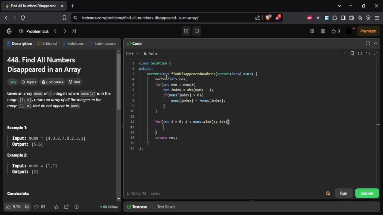 leetcode-448 - YouTube