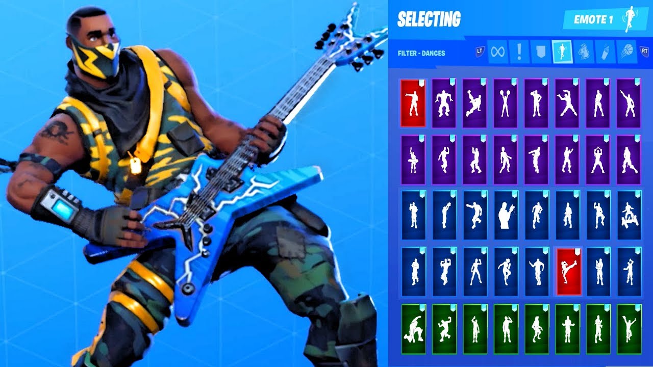 🔥 *NEW* Fortnite KNOCKOUT Skin Showcase with All Dances & Emotes Season ...