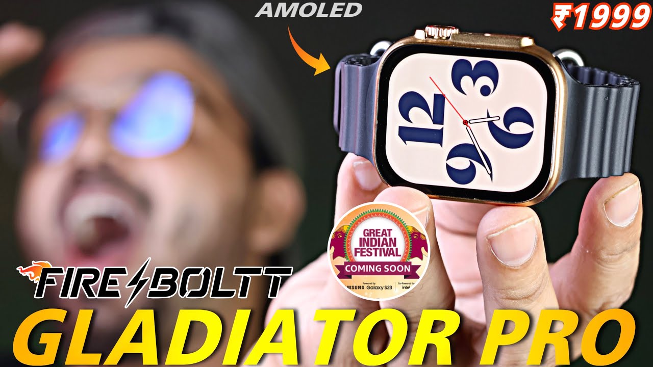 Fire Boltt Gladiator Pro - Review🔥 Best Apple Watch Ultra Smartwatch ...