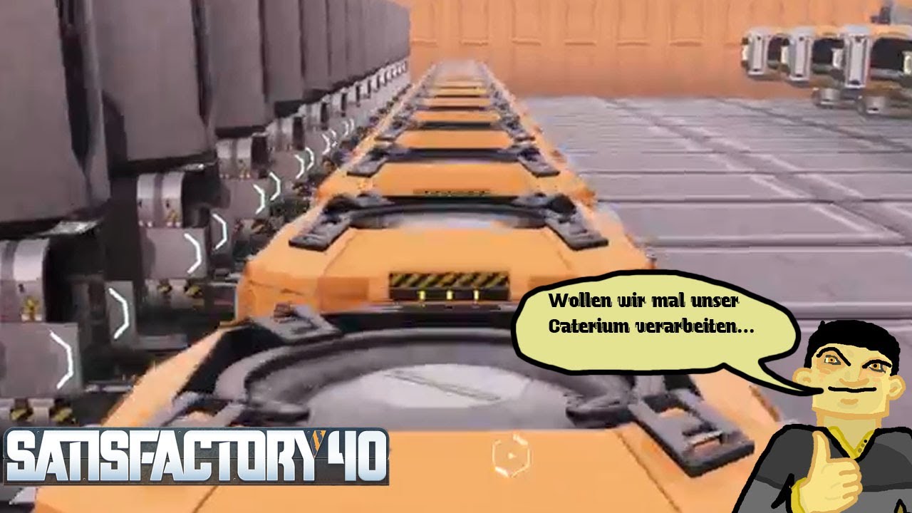 Bau der Caterium-Fabrik | Satisfactory 40 - YouTube