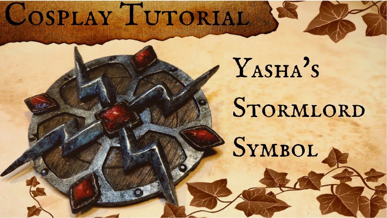 Yasha Cosplay: Stormlord Symbol Tutorial - YouTube