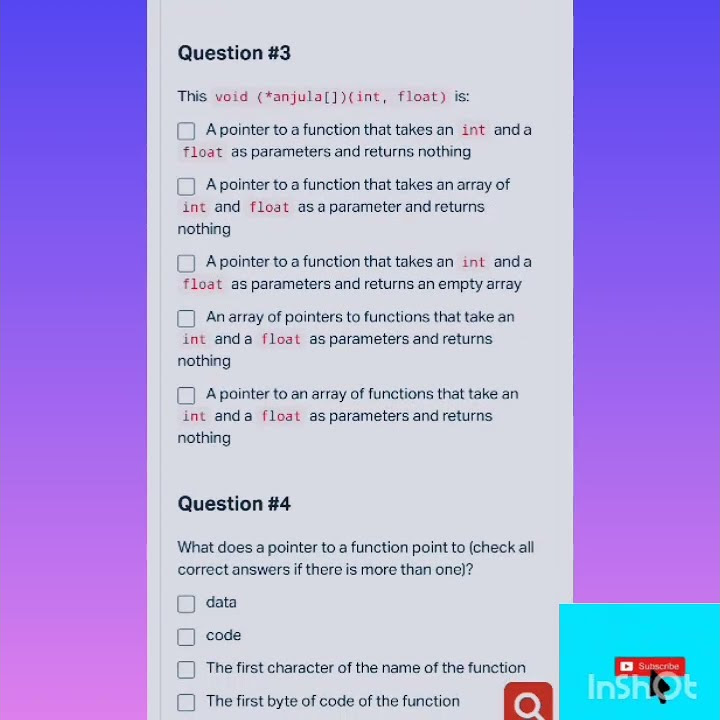 0x0F. C - Function pointers - YouTube
