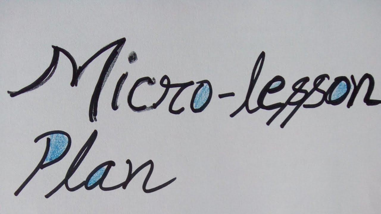 Micro-lesson Plan | Skill- illustrating with Examples | B.Ed.| B.El.Ed ...