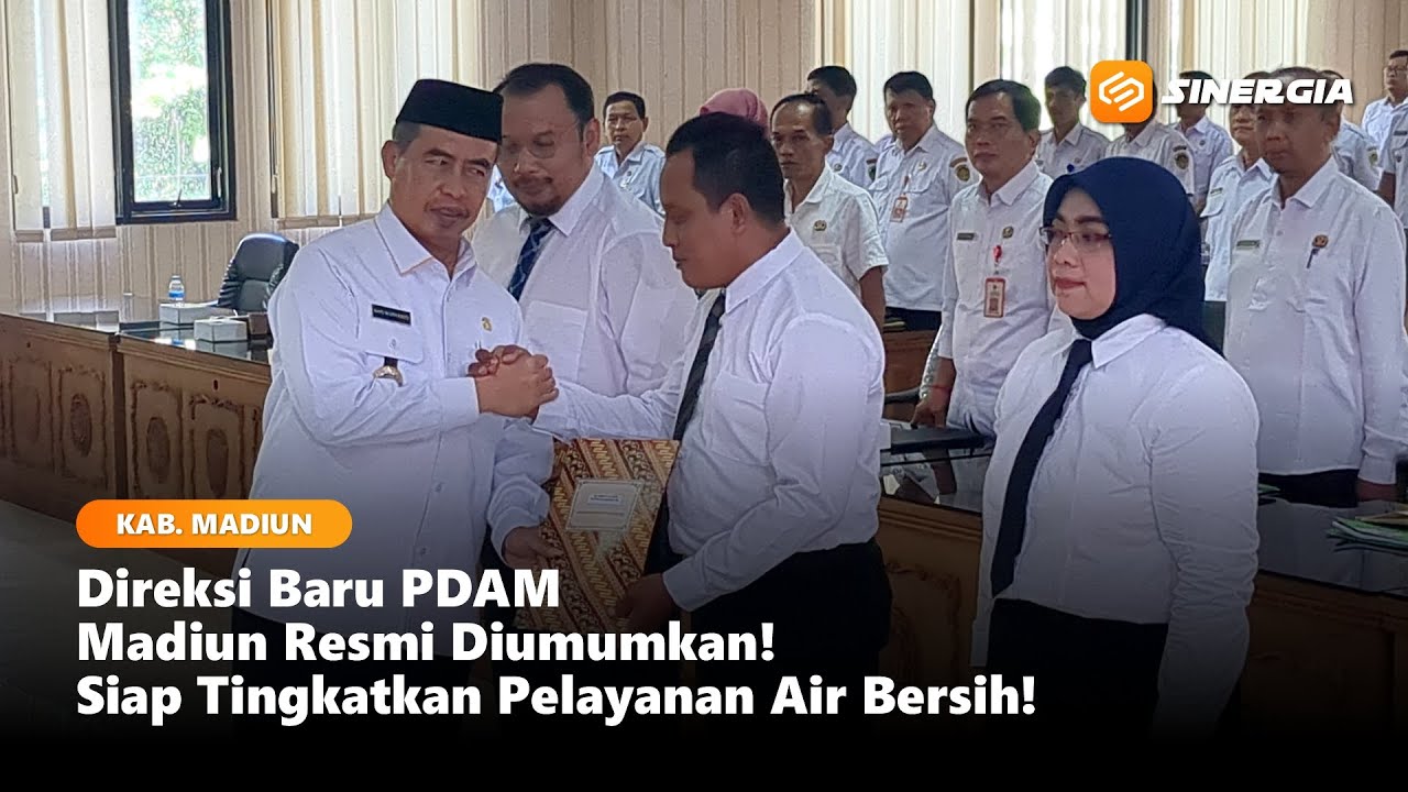 KAB. MADIUN - Bupati Hari Wuryanto Resmi Serahkan SK Direksi Baru PDAM ...