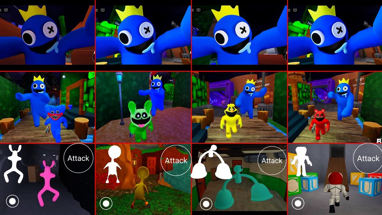 Rainbow friends 1 poppy playtime characters va rainbow friends extra ...