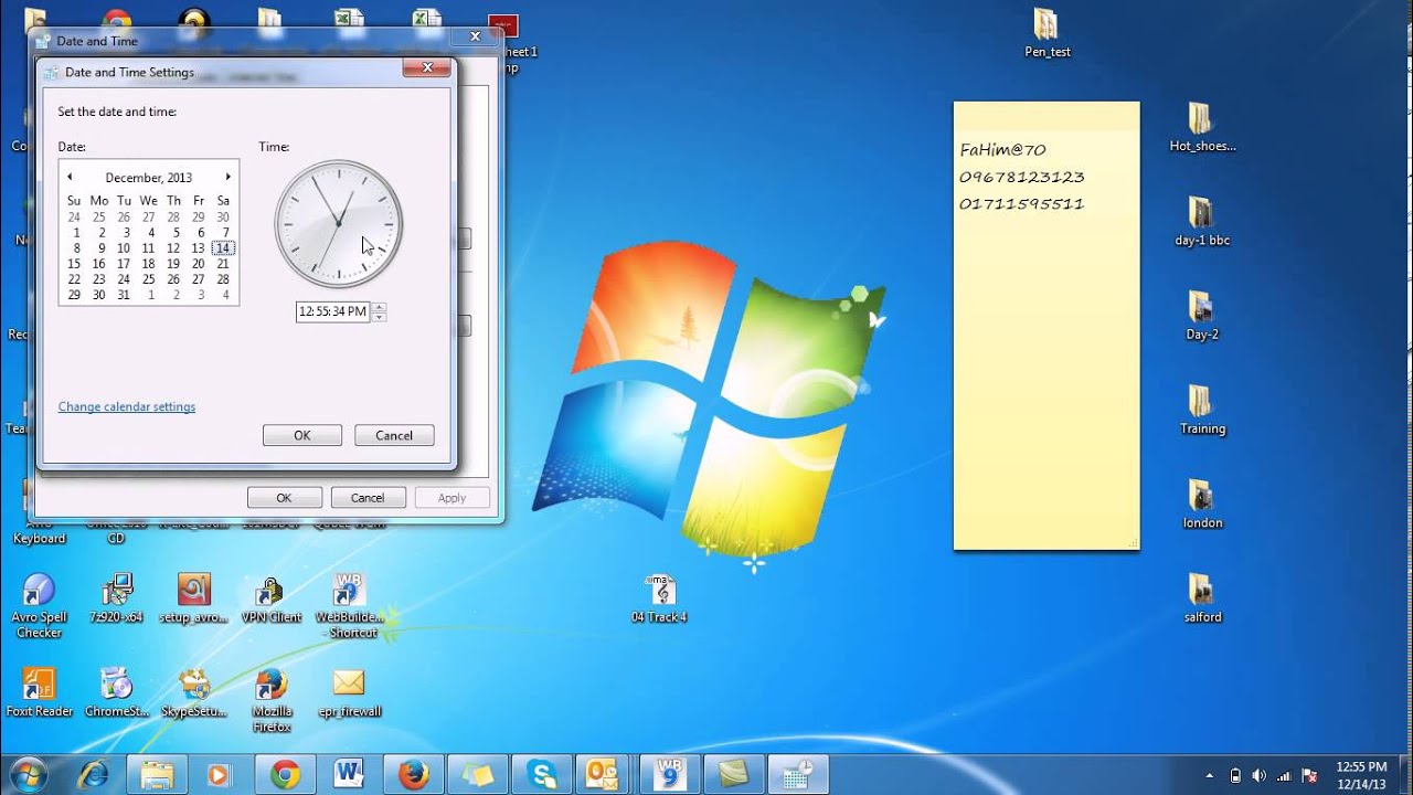 How To Change The Date Format Win 7 YouTube How To Change The Date Format Win 7 YouTube