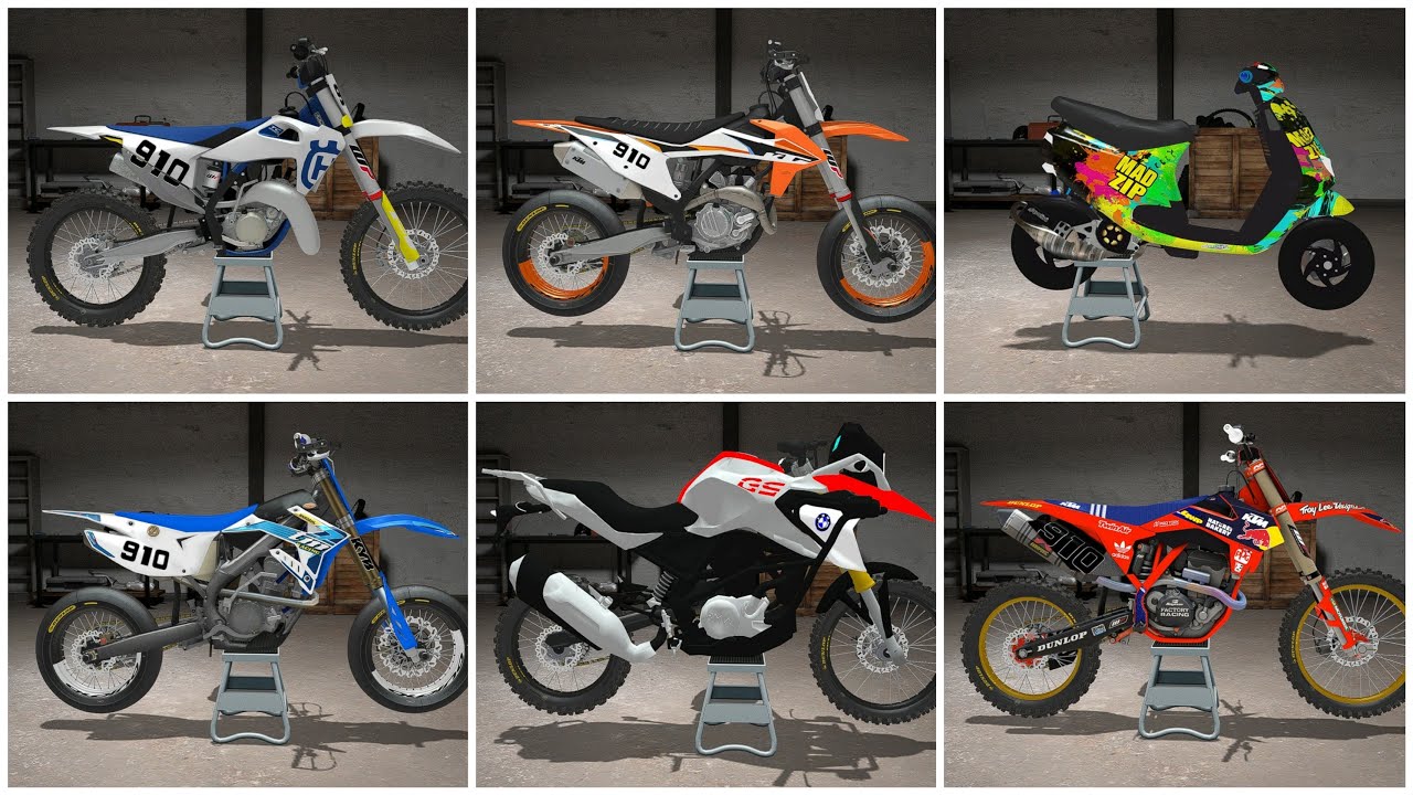 MX Bikes - Bike Showcase - YouTube