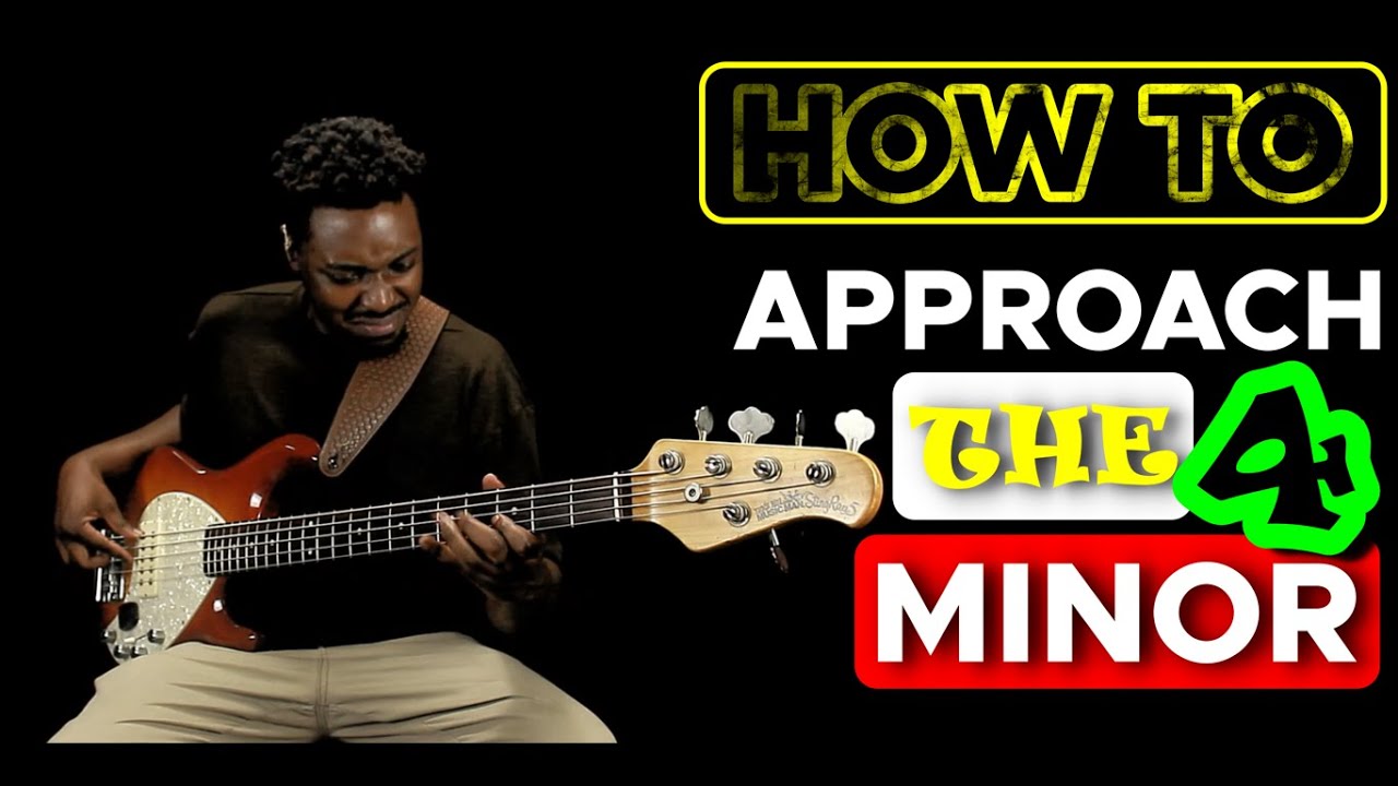 BASS MOVEMENT TO THE 4 MINOR LESSON - YouTube