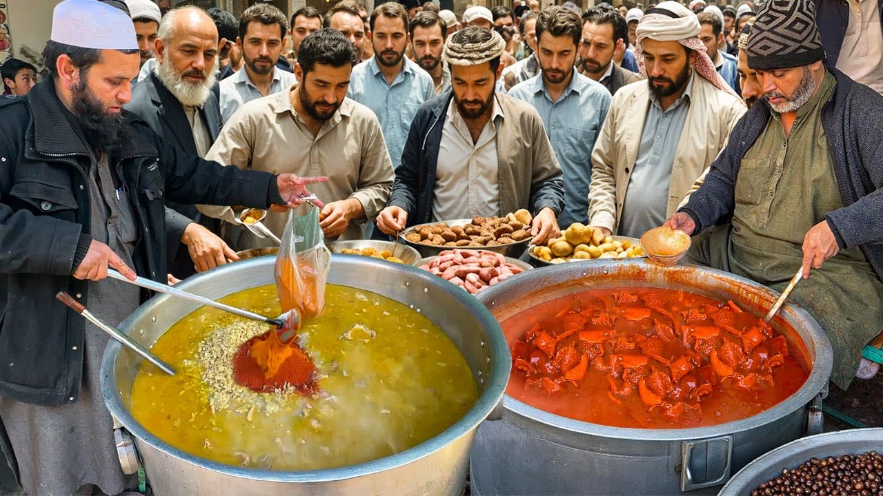 OJRI RECIPE | Cooking 500kg Mutton Pachoni Gravy | Unseen Pakistani ...