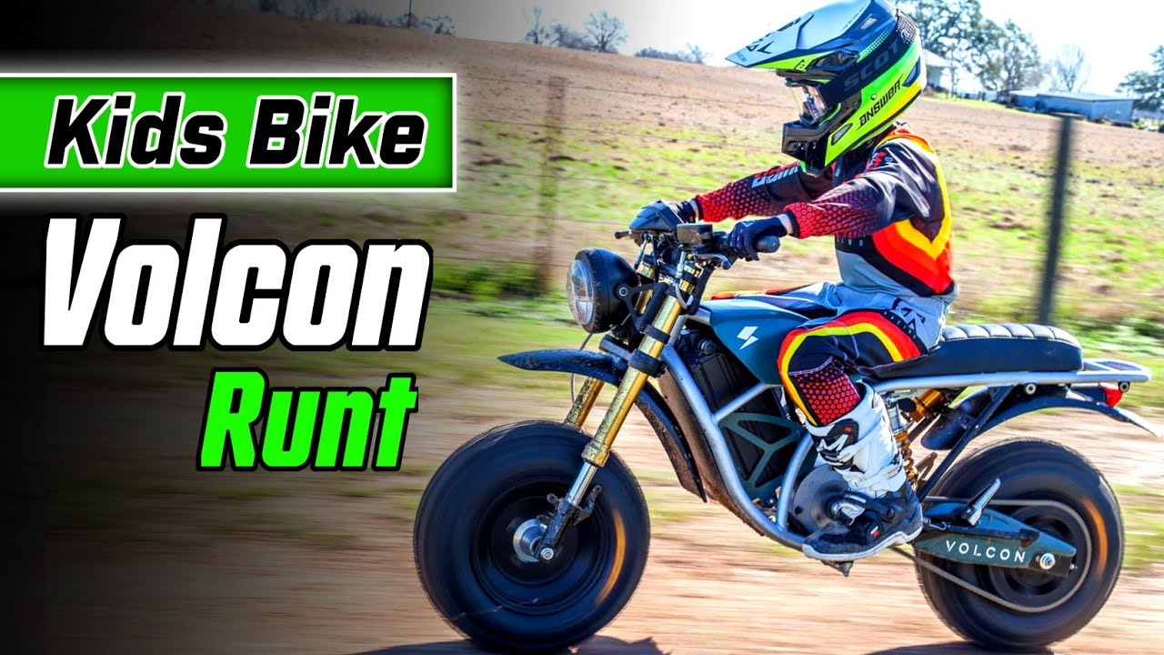 2021 Volcon Runt Electric Kids Motorcycle | Motorcycle TV - YouTube