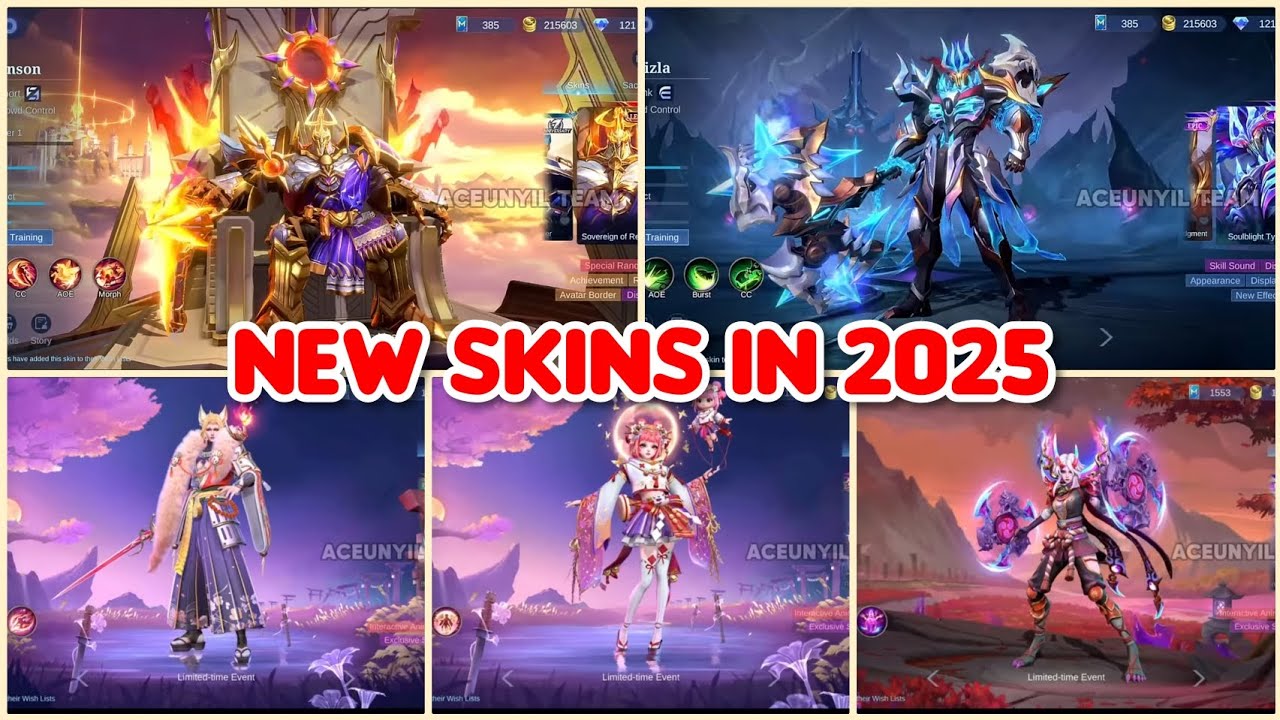 MLBB New Upcoming skin this 2025 - Skills and Effects gameplay - YouTube